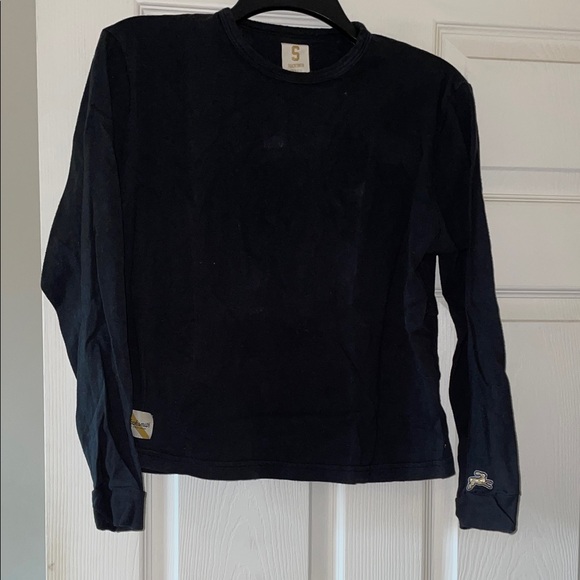 Tracksmith | Tops | Tracksmith Black Long Sleeve Crop Top | Poshmark